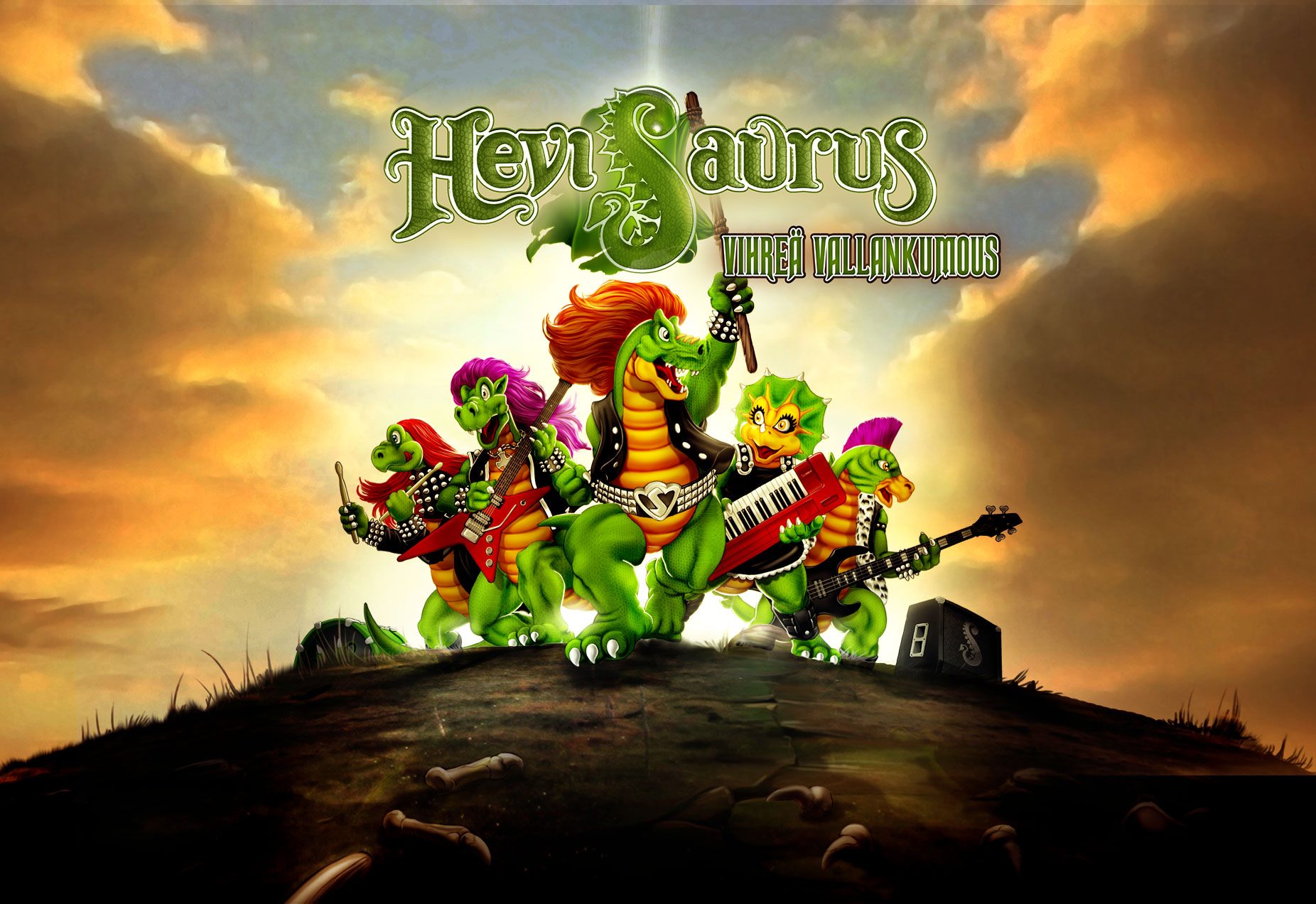 Hevisaurus & Heavysaurios: la 1ª franquicia metalo-infantil